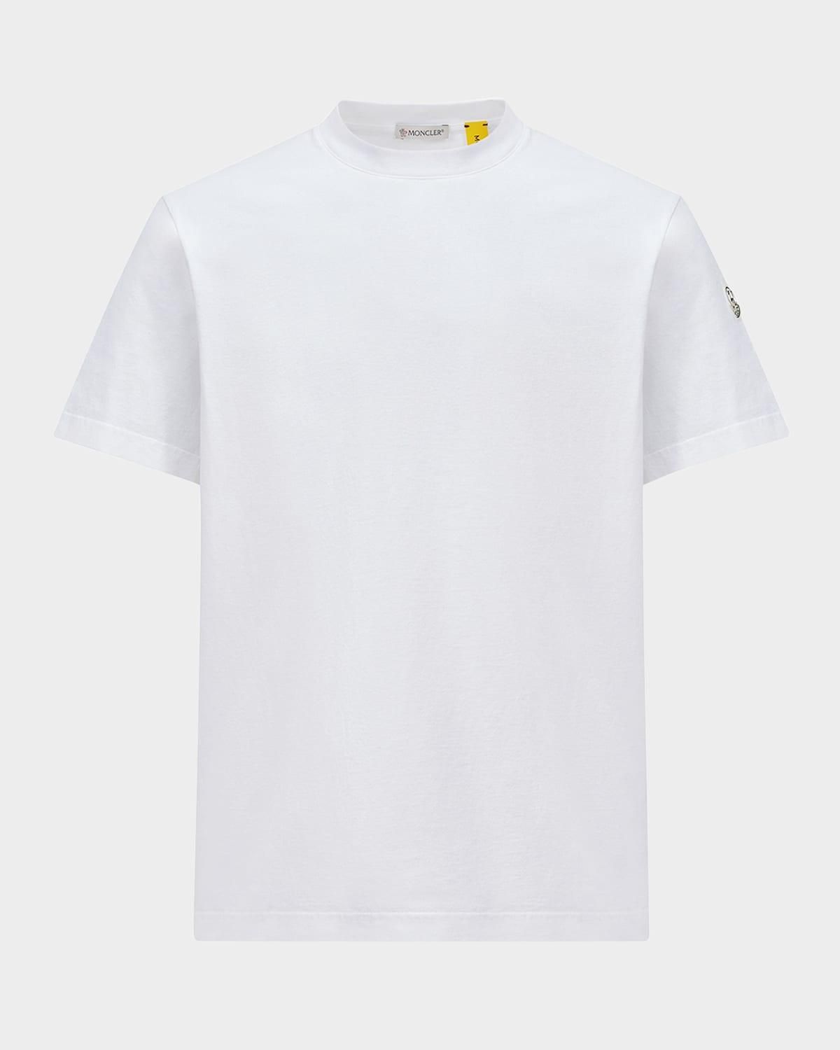 Moncler T Shirt With Faded Logo Motif In Cotton from $319.00 Moncler T Shirt With Faded Logo Motif In Cotton from $319.00