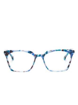 l.a.Eyeworks lunettes de vue Levi à monture carrée - Bleu
