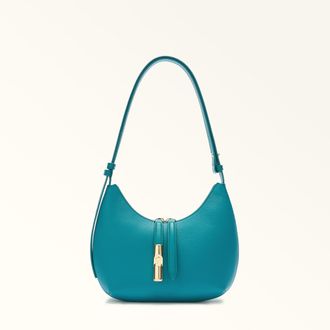 Furla Goccia Schultertasche S Amatore Blue Blau Night-kalbsleder + Sidney-kalbsleder Damen