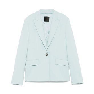 Pinko Pinko - Veste Bleue &agrave; Poches &agrave; Rabat - Femme - Vestes - Bleu - Taille: 44 FR