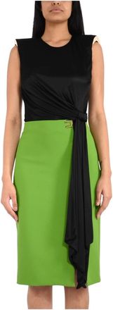 Elisabetta Franchi Femme, Robes, Multicolore, Taille: 38 FR Midi Robes