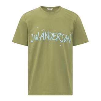 J.W.Anderson Rundes T-Shirt - - Tops - Herren - Gr&uuml;n - L