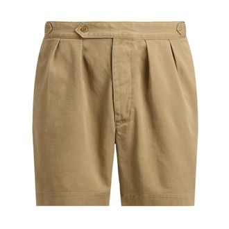 Polo Ralph Lauren Homme, Shorts, Beige, Taille: W32 Short pliss&eacute;