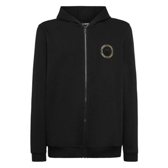 Plein Sport Homme, Sweatshirts et sweats &agrave; capuche, Noir, Taille: 2XL Sweat-veste &agrave; capuche Tigre