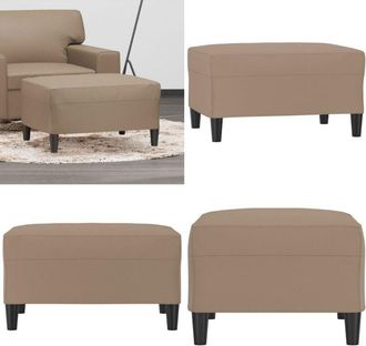 vidaXL Vidaxl - Fu&szlig;hocker Cappuccino-Braun 70x55x41 cm Kunstleder - Polsterhocker - Sitzsack - Fusshocker - Couchtisch - Braun M&ouml;bel - Home & Living
