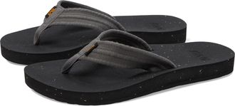 Teva Herren M Reflip Canvas Sandale, Dark Gull grau, 39.5 EU