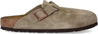 Birkenstock Homme, Chaussures, Beige, Taille: 44 EU Boston Soft Footbed Narrow Fit