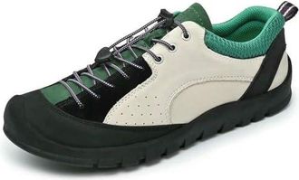 Generic YUJIEBB Chaussures de randonn&eacute;e pour homme et femme - Coupe basse - Antid&eacute;rapantes - Sports dext&eacute;rieur, Beige Vert 2267, 43 1/3 EU