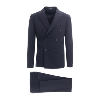 Tagliatore Eleganter Formeller Anzug 2Fbr20A01080004 - - Suits - Herren - Blau - L