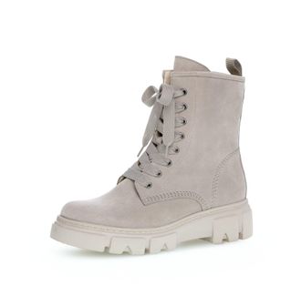 Gabor Damen Schn&uuml;rstiefeletten, Frauen Stiefeletten,uebergangsstiefel,schn&uuml;rboots,Winterstiefeletten,Winterschuhe,leinen (dust),38.5 EU / 5.5 UK