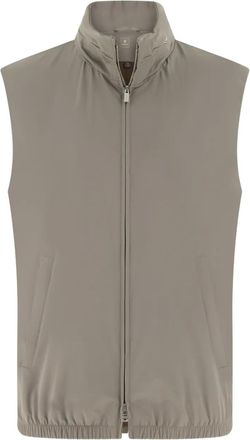 Boggi Milano zip technical gilet - Grau