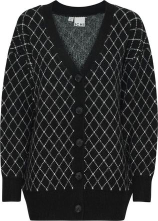 Ichi Ichi, Femme, Pulls, Noir, Taille: 40 FR Cardigans