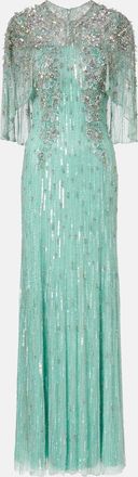 Jenny Packham Verzierte Robe Astra