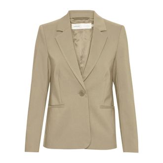 Inwear Klassischer Blazer mit Klappentaschen - - Jackets - Damen - Beige - S