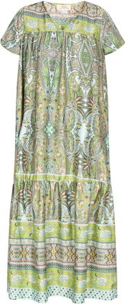 Usha Kleid Damen Hellgr&uuml;n Mehrfarbig