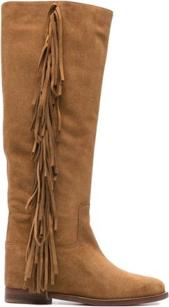 Via Roma 15 Femme, Chaussures, Brun, Taille: 37 EU Marten Velour Boot