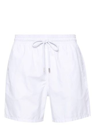 Vilebrequin Badeshorts mit Stretchbund - Wei&szlig;