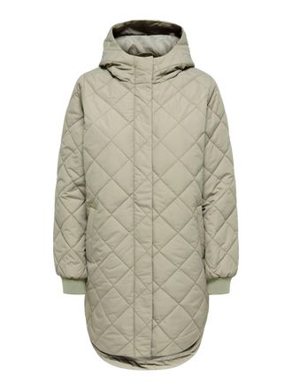 Only Onljuliet Quilted Hood Zip Coat Otw Noos