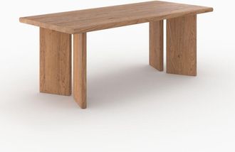 Rendez-Vous D&eacute;co Rendez-vous D&eacute;co - Table rectangulaire en bois dorme 8 personnes - albane