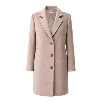 Liu Jo Manteau droit longueur genou - Femme - Manteaux - Beige - Taille: 38 FR
