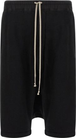 Rick Owens Homme, Shorts, Noir, Taille: M Drawstring Pods Bermuda Shorts