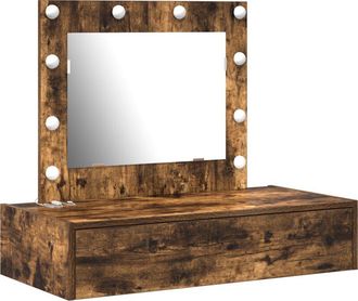 vidaXL Vidaxl - Schminktisch mit Schubladen Braun 83 x 40 x 70 cm Holzwerkstoff