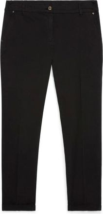 Fiorella Rubino Femme, Pantalons, Noir, Taille: 54 FR Pantalon Chino en Coton