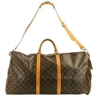 Louis Vuitton Pre-owned Keepall Bandouliere 60 Monogram Boston Bag - Femme - Pre-owned - Brun - Taille: ONE Size