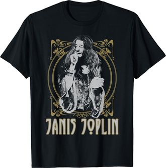 Popfunk Janis Joplin Gold Framed T-Shirt