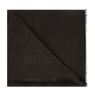 Ferragamo Gancini Schal - - Accessories - Damen - Schwarzk - ONE SIZE