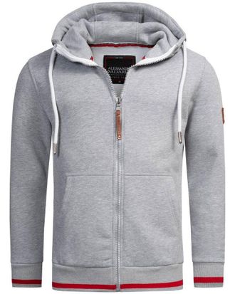 Alessandro Salvarini Sweatjacke ASRevellio mit gro&szlig;er Kapuze