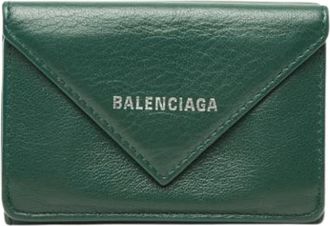 Balenciaga Portefeuille Pre-owned (tri-fold) - Femme - Pre-owned - Vert - Taille: ONE Size