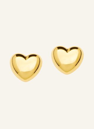 Pompidou Ohrstecker Puffy Heart Medi By Glambou gold