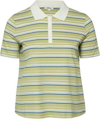 s.Oliver Kurzarmshirt Polo-Shirt Kurzes Poloshirt