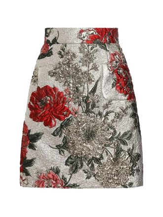 Dolce & Gabbana Jupe &agrave; imprim&eacute; floral