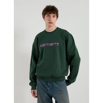 Carhartt Work in Progress Sweatshirt ample en coton m&eacute;lang&eacute;