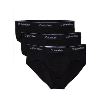 Calvin Klein Homme, Sous-vêtements, Noir, Taille: S Boxer Briefs Classiques en Coton 3-Pack