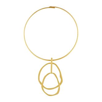Dansk Copenhagen Elysian Kurze Statement-Halskette - - Accessories - Damen - Gelb - ONE SIZE