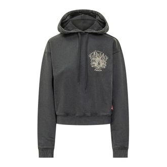 Diesel Damen, Sweatshirts & Hoodies, Schwarzk, SGr&ouml;&szlig;e