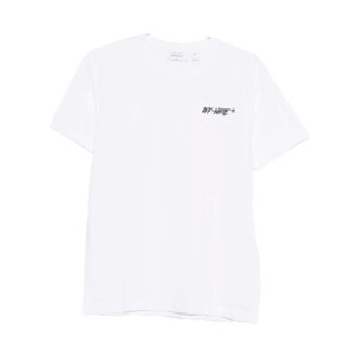 Off-white Homme, Tops, Blanc, Taille: M Maglietta mezza manica logo