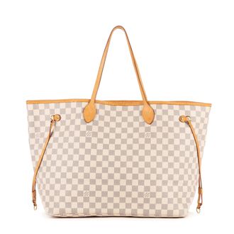 Louis Vuitton Crossbody Bags - Neverfull GM - Gr. unisize - in Wei&szlig; - f&uuml;r Damen