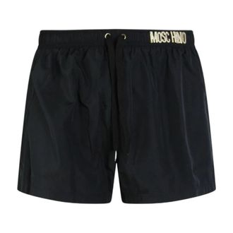 Moschino Herren Badebekleidung Logato ORO - - Swimwear - Herren - Schwarzk - XS