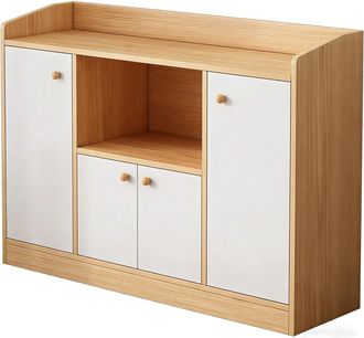 Generic Sideboard, in DREI Farben erh&auml;ltlich Multifunktionaler Schrank mit verl&auml;ngerter Arbeitsplatte Gro&szlig;z&uuml;giger Stauraum in Mehreren Ebenen Passt zu verschi