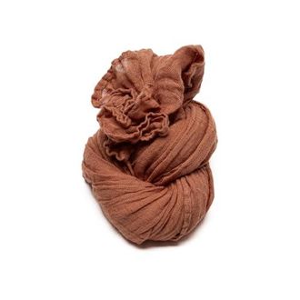 LinenMe Cheche Femme et Homme, Écharpe, Foulard, Chale - 100% Lin - Pour lété, la plage, léger, respirant - 70 x 200 cm - MOCHA