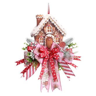 Generico Weihnachts-Gingerbread-, 50 cm, Fronttür, Gingerbread-Schild, Outdoor-Weihnachtsdekoration für Zuhause, Schule, Klassenzimmer, Fenster, Fence Porch Tr