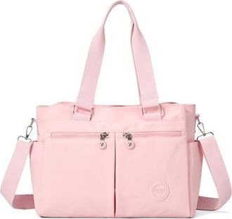 Generic Sacs fourre-tout imperm&eacute;ables en nylon pour femme avec sangle r&eacute;glable, grande capacit&eacute;, sacs &agrave; bandouli&egrave;re pour luniversit&eacute;, l&eacute;cole, le travail, les 