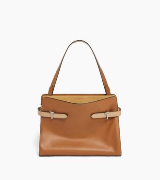 Le Tanneur Sac port&eacute; &eacute;paule grand mod&egrave;le Emie en cuir lisse et nubuck