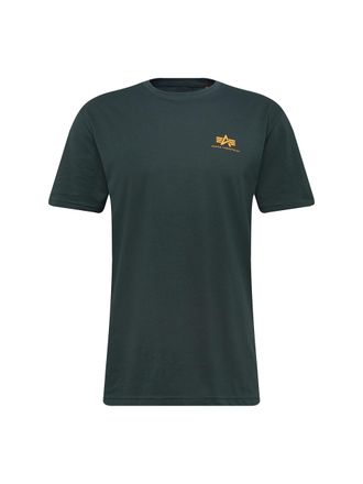 Alpha Industries Alpha Industries Herren Basic T Small Logo T-Shirt, Dark Petrol, S