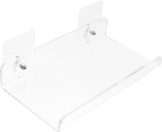 DOITOOL Transparenter Acryl Wandregal Schallplattenhalter Zeitschriftenst&auml;nder f&uuml;r B&uuml;cher und Alben Zur Wandmontage Pr&auml;sentationsregal f&uuml;r B&uuml;ro und Einzelhand