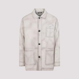 Kiton Lamb Leather Jacket